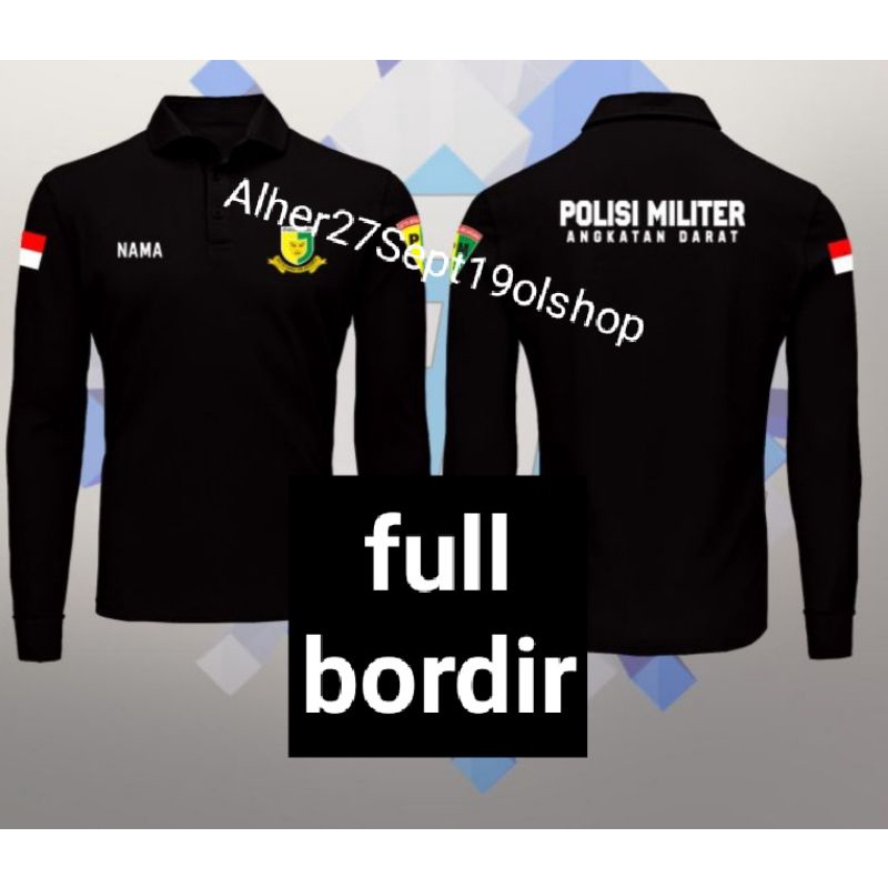 Jual kaos PM kaos polisi militer baju PM baju polisi militer kaos kerah PM kaos kerah polisi ...