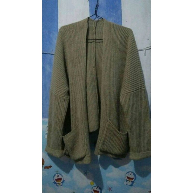 Jual cardigan rajut oversize | Shopee Indonesia