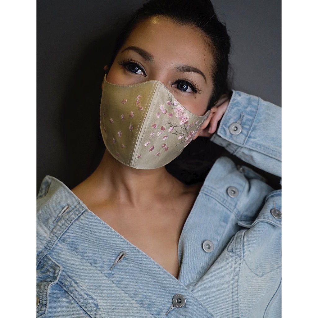 Jual MASKER KAIN 3 LAPIS / MASKER SAKURA MADJA MASK (NUDE) | Shopee ...