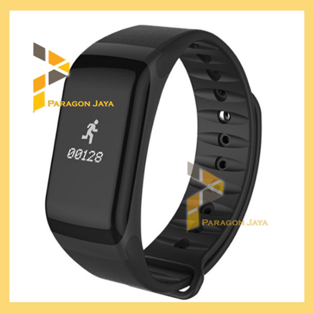 Jual BEST SELLER SmartBand F1 Full Hitam - Smartwatch Smart Watch ...