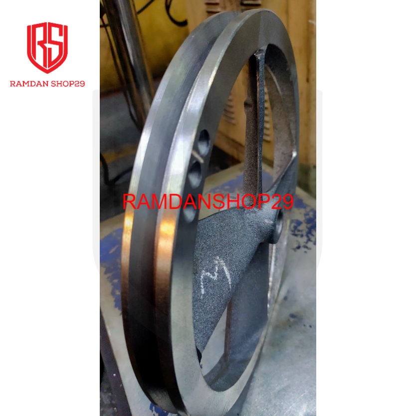 Jual Pulley Bare Fly Wheel Casting 1/2 Hp kompresor Shark atau Super Shape | Shopee Indonesia
