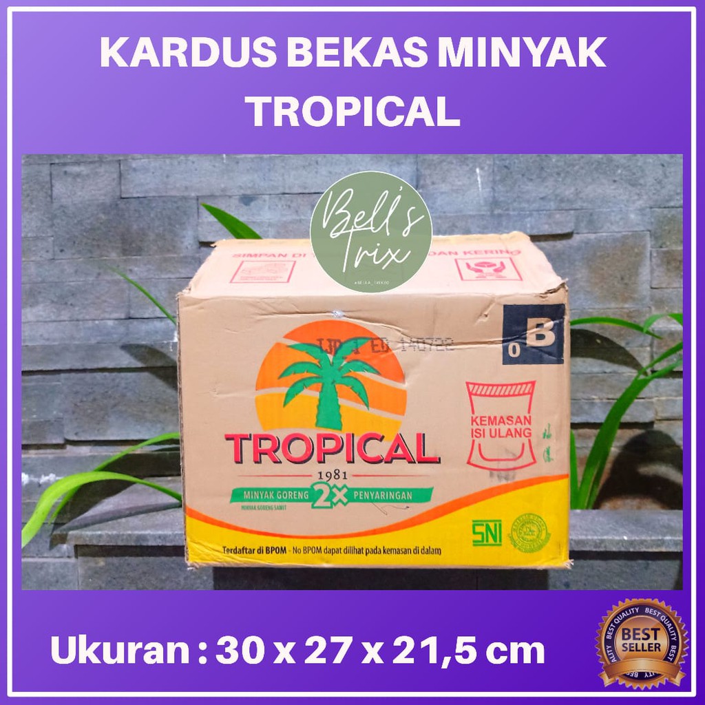 Jual Kardus Bekas Minyak Tropical/kardus bekas/kardus packing/dus bekas ...