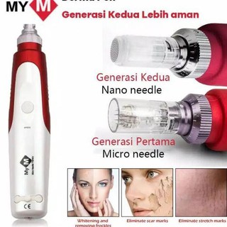 Jual PΔlίng mᗴnΔrίk Electric derma pen mym alat buat bb glow penghilang ...