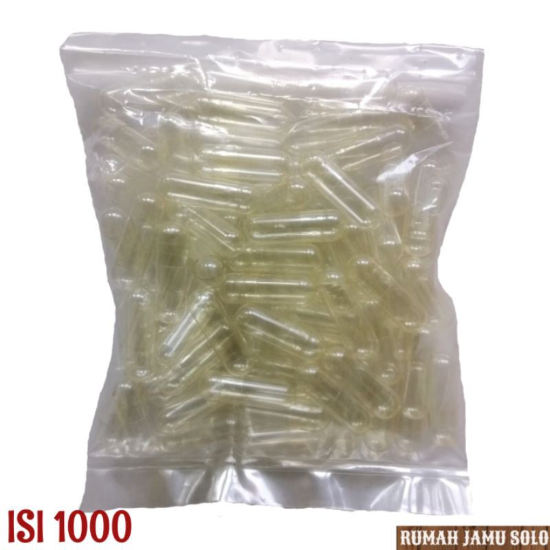 Jual Kapsul gelatin kosong 0 isi 1000 cangkang kapsul obat / kapsul ...
