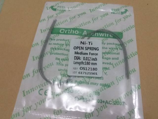 Jual Dental Ortho Niti Open Coil Spring / OCS ortho bracket behel ...