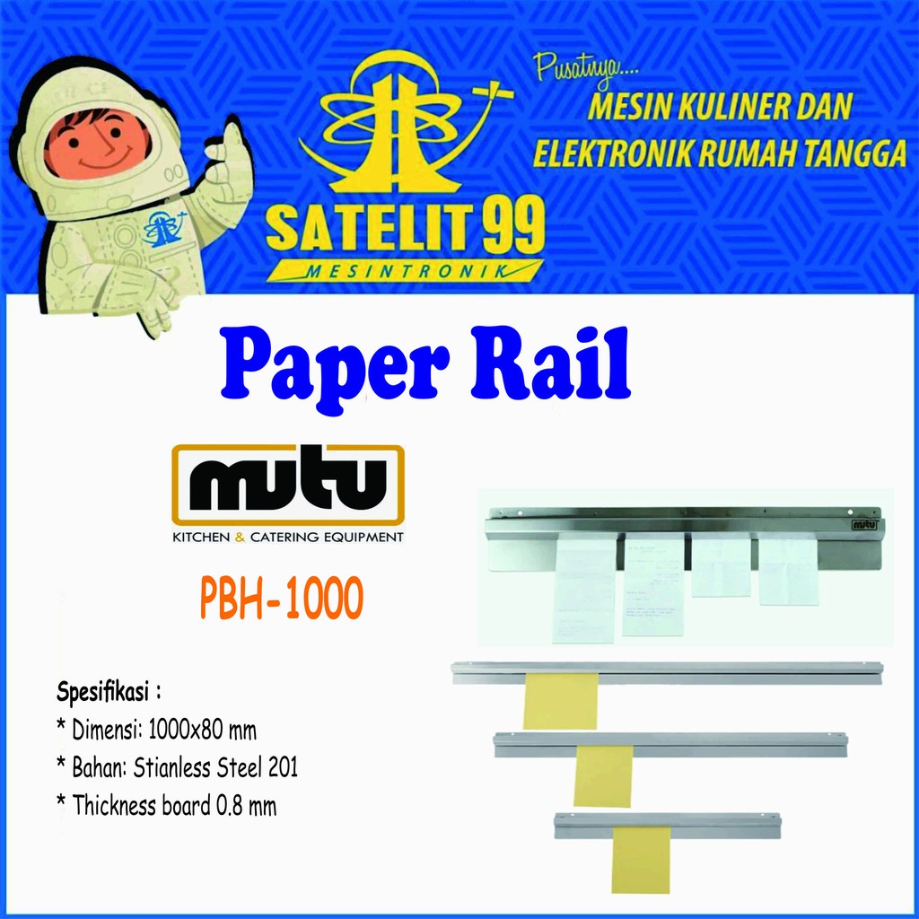 Jual Paper Rail / Penjepit Kertas MUTU PBH-1000 | Shopee Indonesia