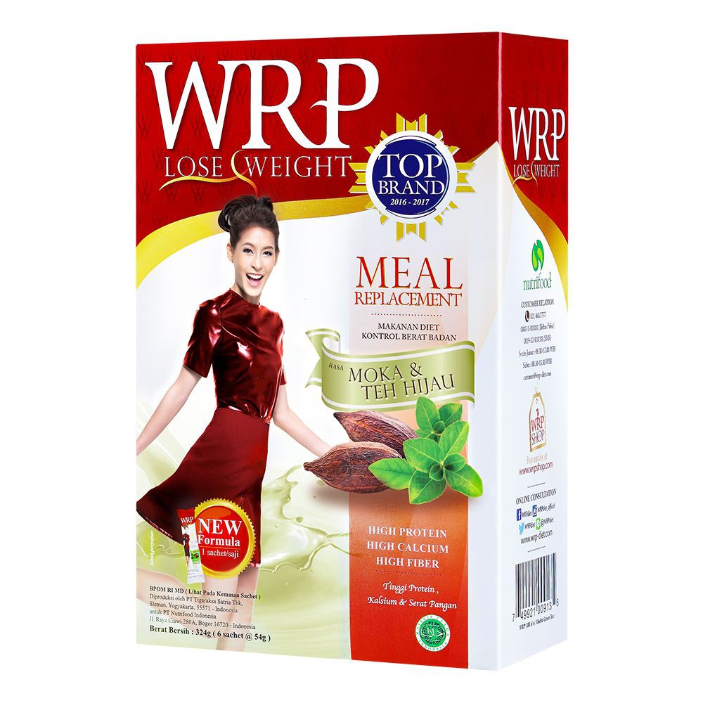 Jual MR Susu Meal Replacement Mocca Greentea 324 G (6 Sachet) | Shopee ...