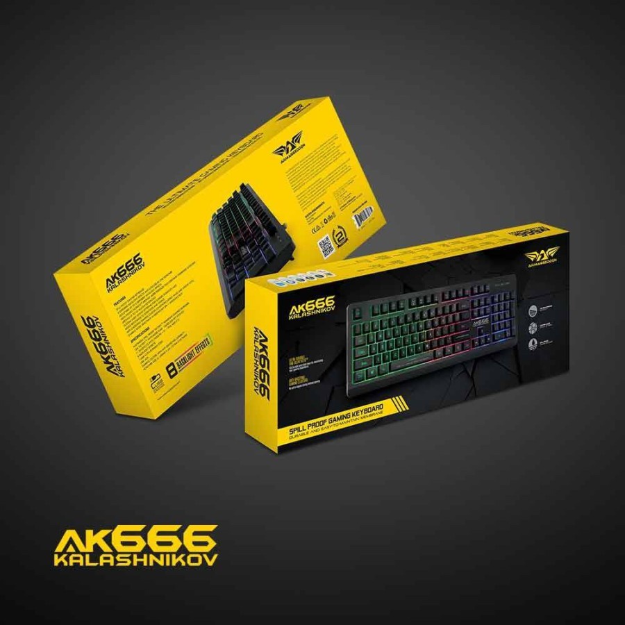 Jual Keyboard ARMAGGEDDON AK666 KALASHNIKOV | Shopee Indonesia