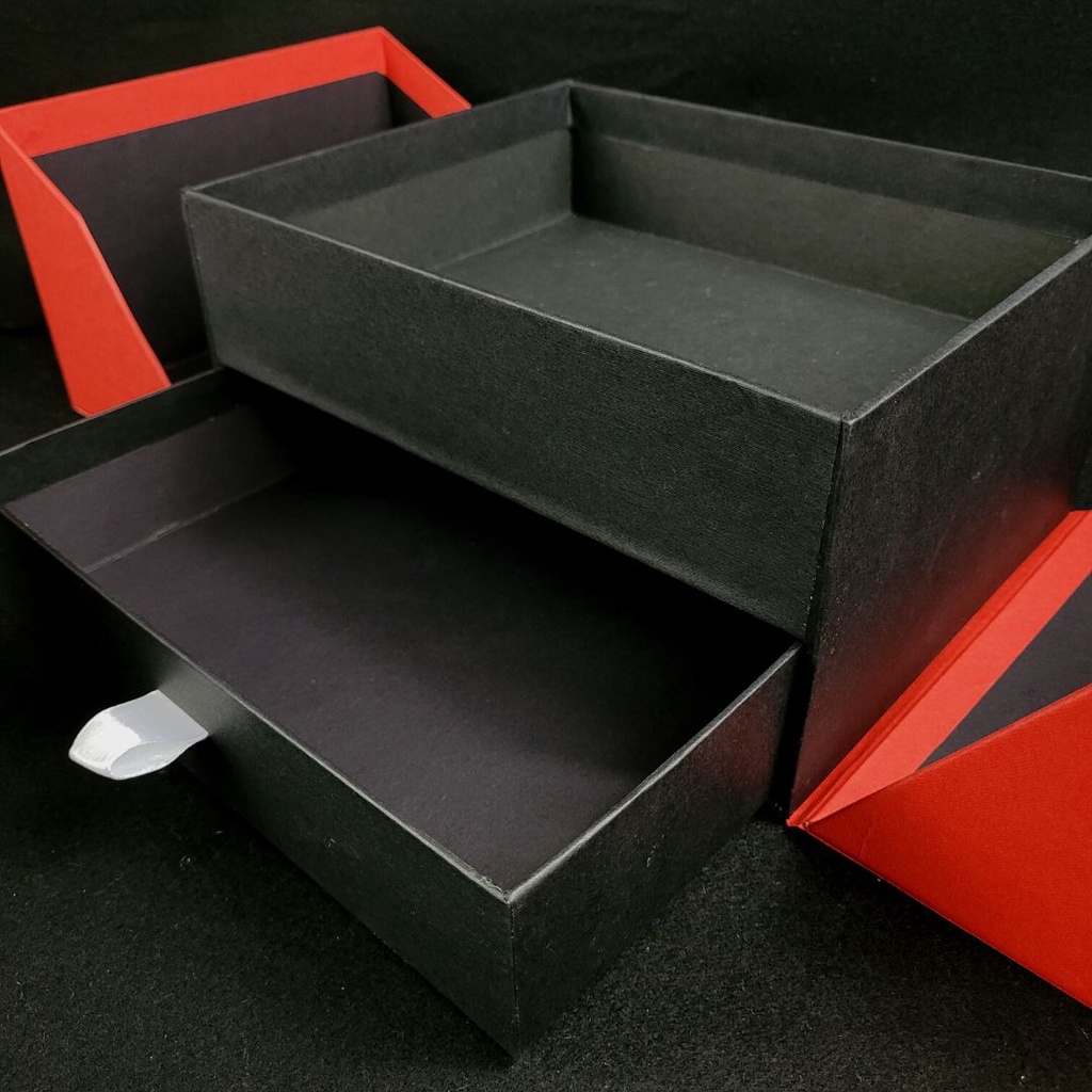 Jual HARDBOX 2 TINGKAT - LUXURY BOX - ukuran 25 cm x 20 cm x 11.5 cm ...