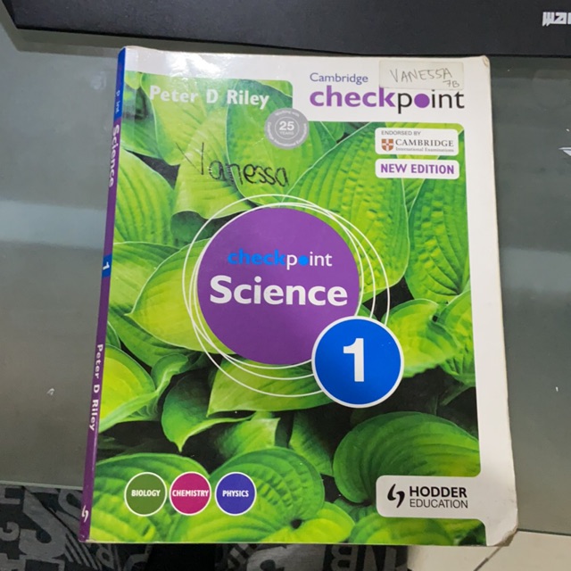 Jual Buku checkpoint science 1 kelas 7 SMP BEKAS cambridge karangan ...