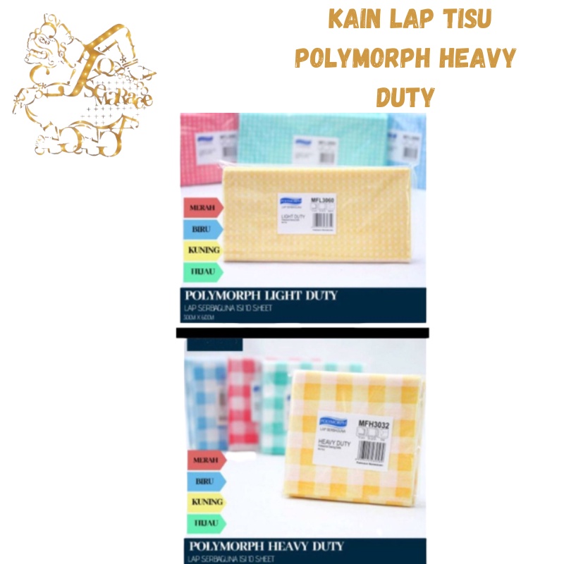 Jual KAIN LAP TISU POLYMORPH ISI 10'S | Shopee Indonesia