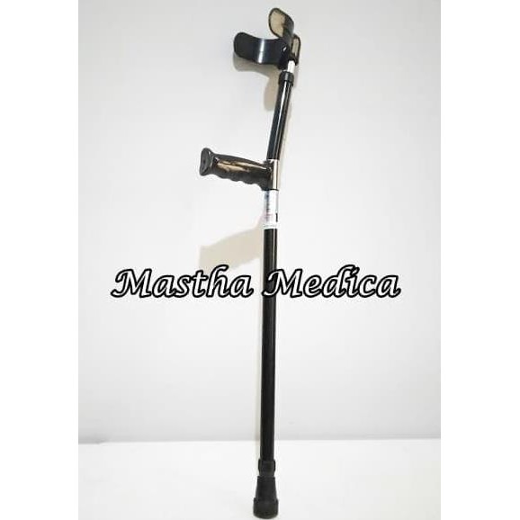 Jual JUAL TONGKAT JALAN KRUK SIKU BLACK ELBOW TANGAN SIKUT HITAM ...