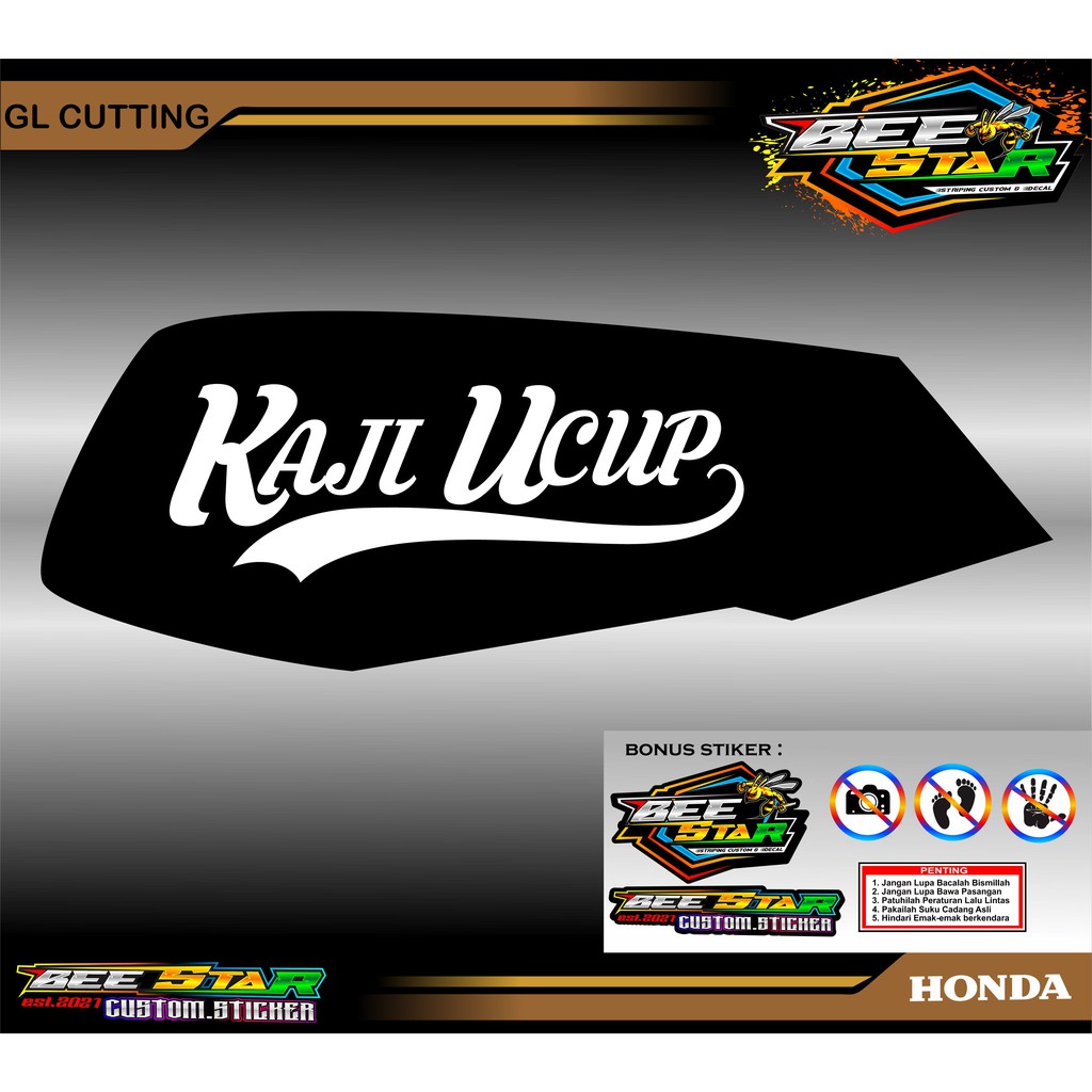 Jual STIKER CUTTING SEPEDA MOTOR HONDA GL 200 CUSTOM | Shopee Indonesia