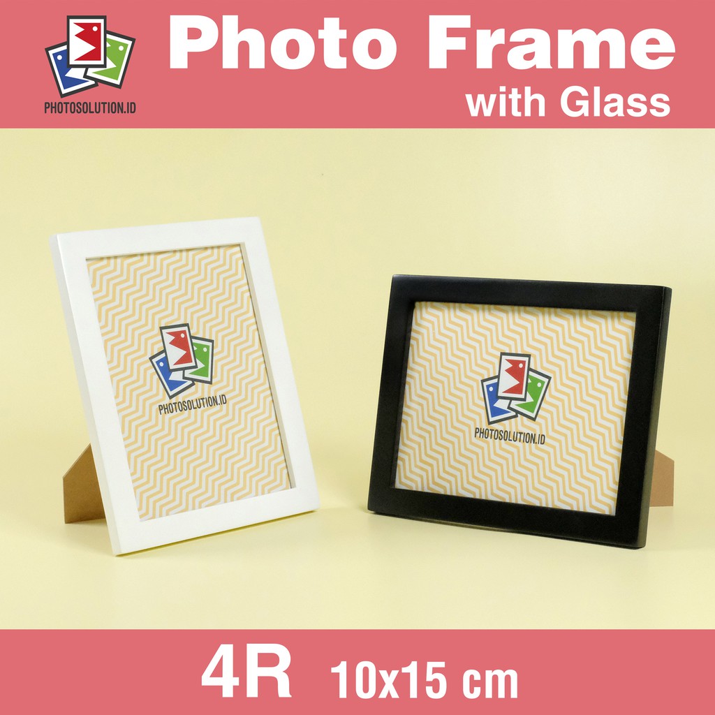 Jual Bingkai Foto 4R Kayu Minimalis Pakai Kaca - Photo Frame E02 ...