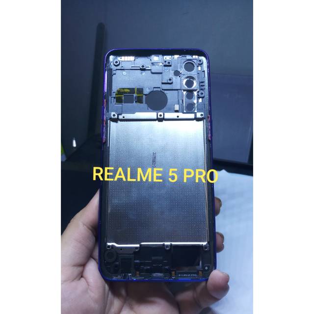Jual Realme 5 Pro Frame Tulang Tengah Tatakan Baterai Realme 5 Pro Ungu ...
