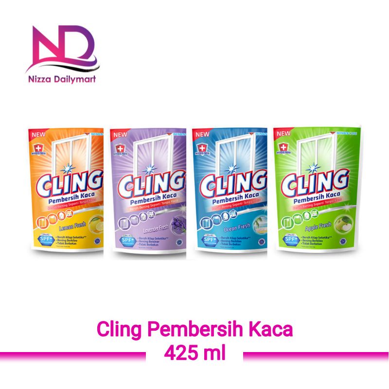 Jual Cling Pembersih Kaca 425 ml | Shopee Indonesia