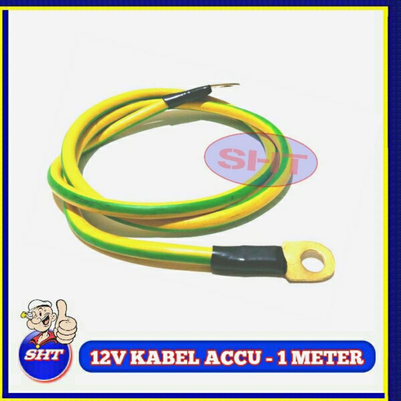 Jual Kabel Aki Mobil - Kabel Strom accu 12V 1Meter | Shopee Indonesia