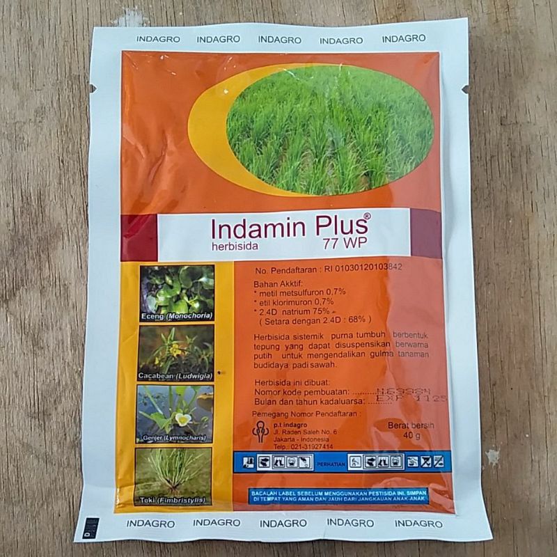 Jual herbisida indamin plus 77wp kemasan 40gram | Shopee Indonesia