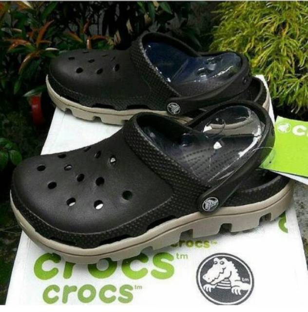 Jual SANDAL Pria Crocs duet sport men / sepatu sandal crocs man ...