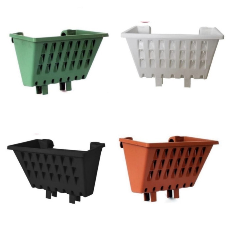 Jual Pot Bunga Tanaman Tempel Argo 01 Warna | Shopee Indonesia