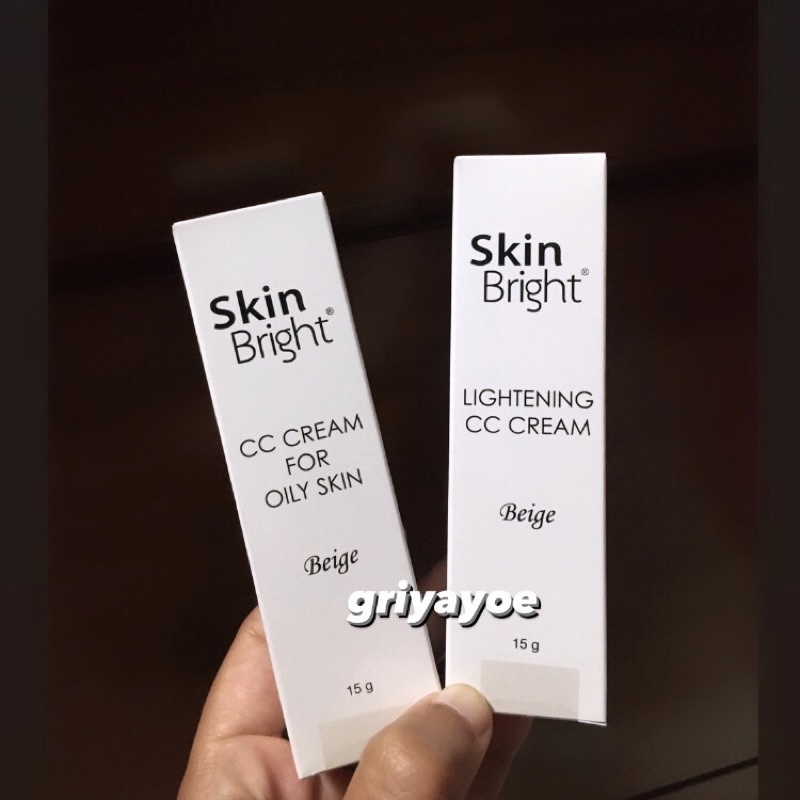 Jual Skin Bright CC Cream Natural/Beige Lightening/Oily 15 gr | Shopee ...