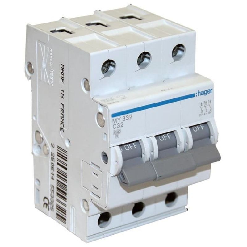 Jual MCB Hager 3 Phase 25/32 Amper | Shopee Indonesia