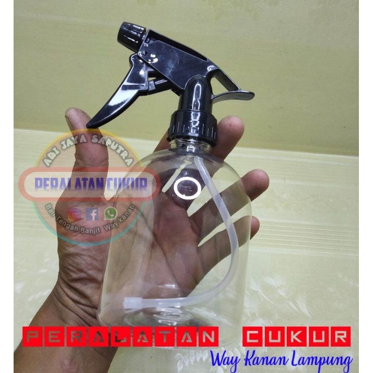 Jual Botol semprot 500 ml alat cukur rambut hair spray barbershop ...