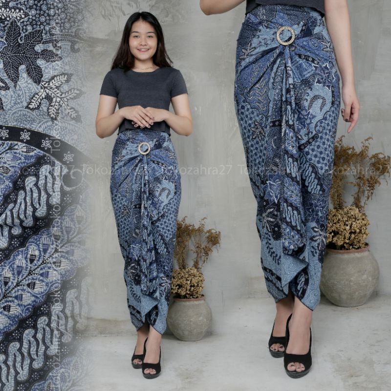 Jual Rok Serut Bawahan Kebaya Motif Ling Ling by Ginitop Rok Lilit/Rok ...
