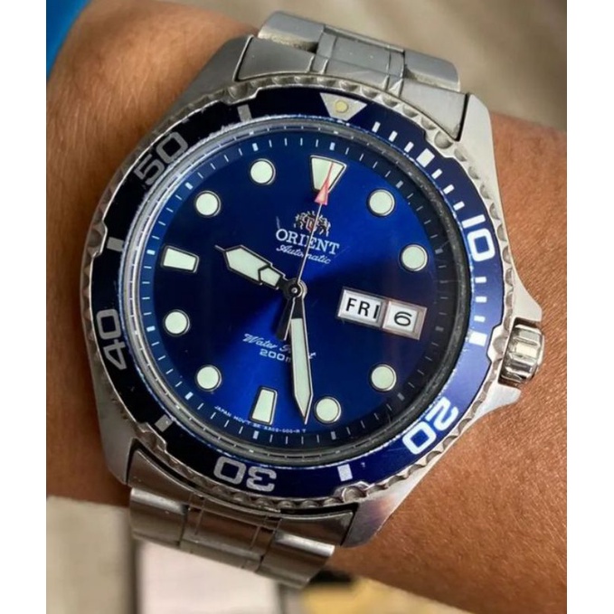 Jual Orient Ray Diver Blue Dial | Shopee Indonesia