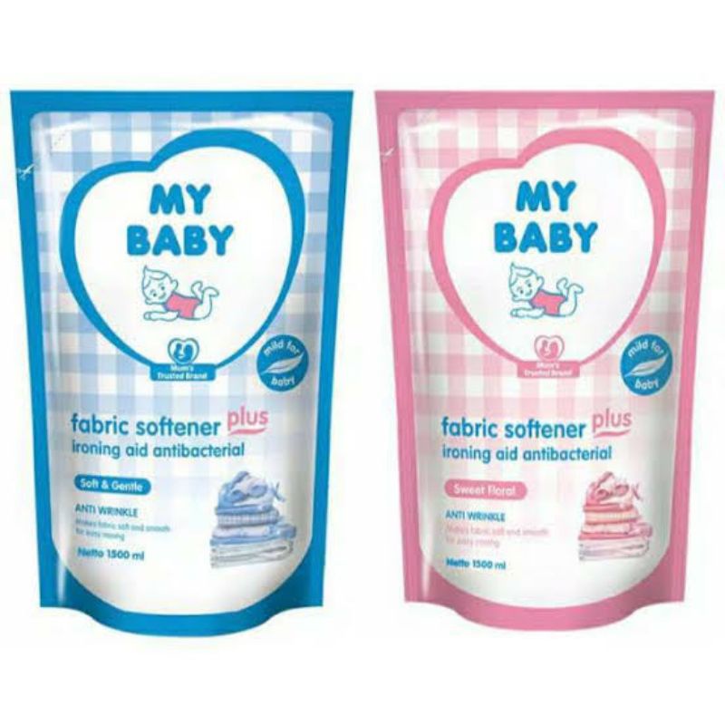 Jual MY BABY FABRIC SOFTENER PLUS 675ML | Shopee Indonesia