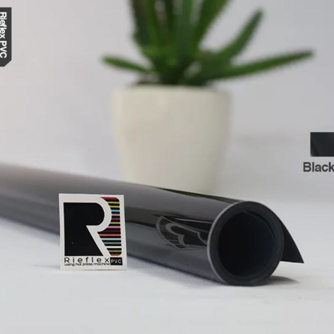 Jual Polyflex PVC Asli Korea Warna Hitam Black (0,5meter X 1meter ...