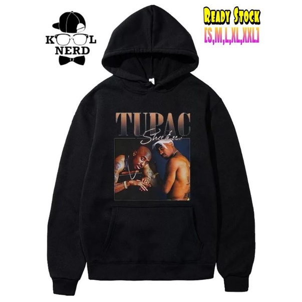 Jual HOODIE JUMPER TUPAC 2 PAC SHAKUR GANGSTA RAP RAPPER KEREN CASUAL ...