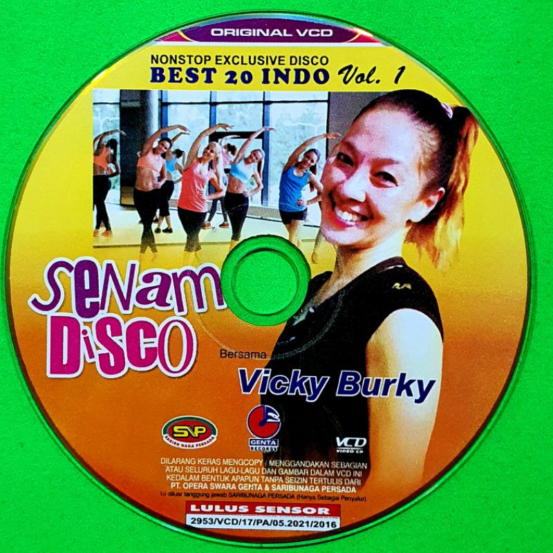 Jual VCD ORIGINAL VIDEO SENAM DISCO AEROBIC | Shopee Indonesia