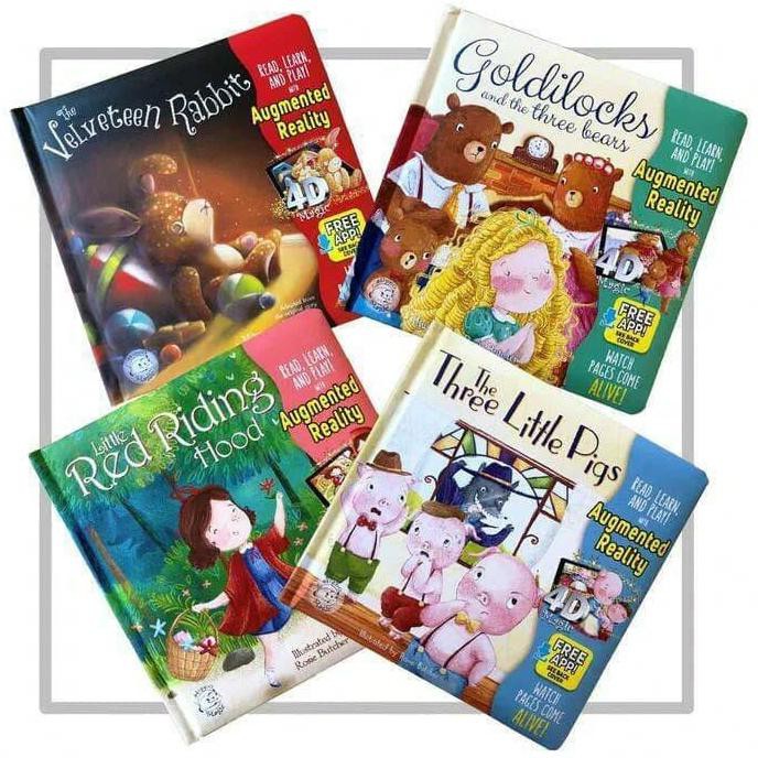 Jual Hippo Magic Books Buku AR Augmented Reality Little Red Riding Hood ...