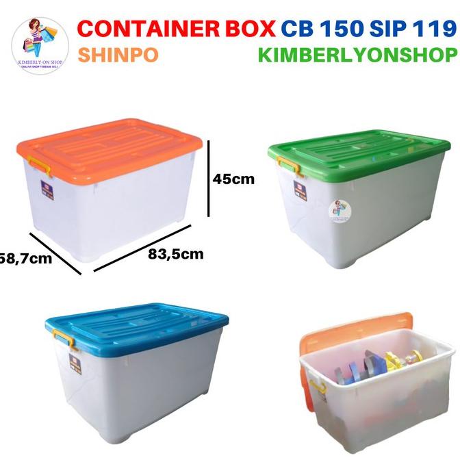 Jual Box Plastik Menyimpan Serbaguna Container Box Shinpo CB 150 ...