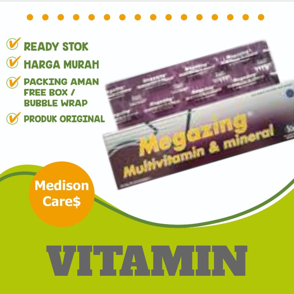 Jual megazing multivitamin mineral | per box | Shopee Indonesia