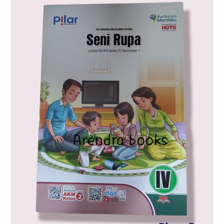 Jual Buku PILAR pelajaran seni rupa kelas 4 semester 1kurikulum merdeka penerbit PT.warna mukti ...