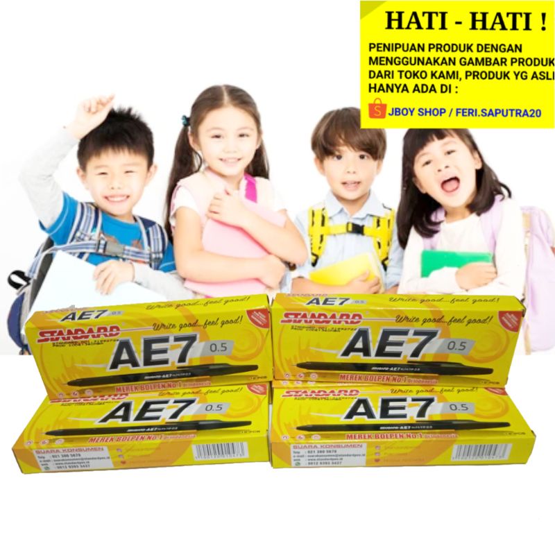 Jual PULPEN STANDAR / PULPEN AE7 / BOLPOIN STANDAR / PULPEN MURAH ...