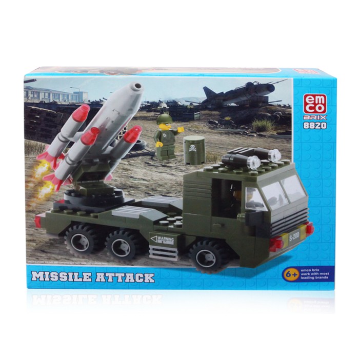 Jual EMCO 8820 MISSILE ATTACK BRIX TENTARA KENDARAAN PERANG ORIGINAL ...