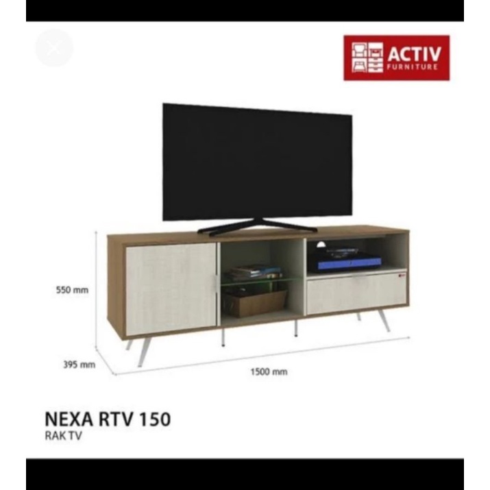 Jual MEJA TV MINIMALIS RTV 150 AKTIV | Shopee Indonesia