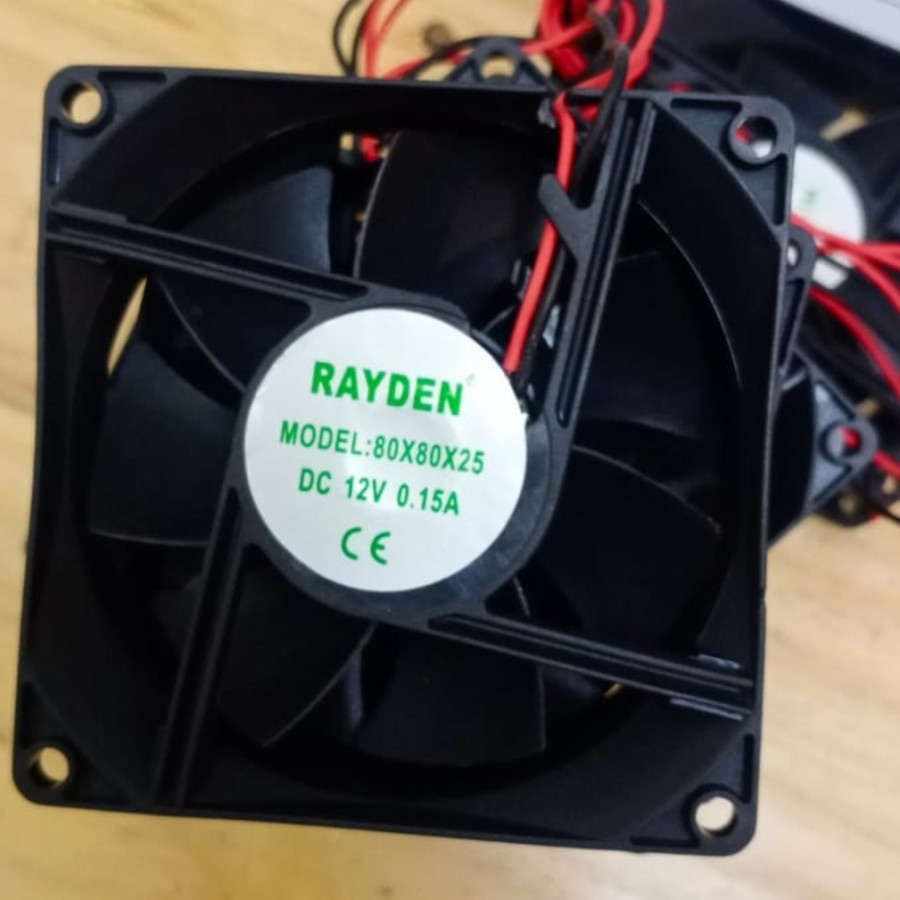 Jual Kipas Fan Rayden DC 12v 8cm x 8cm | Shopee Indonesia