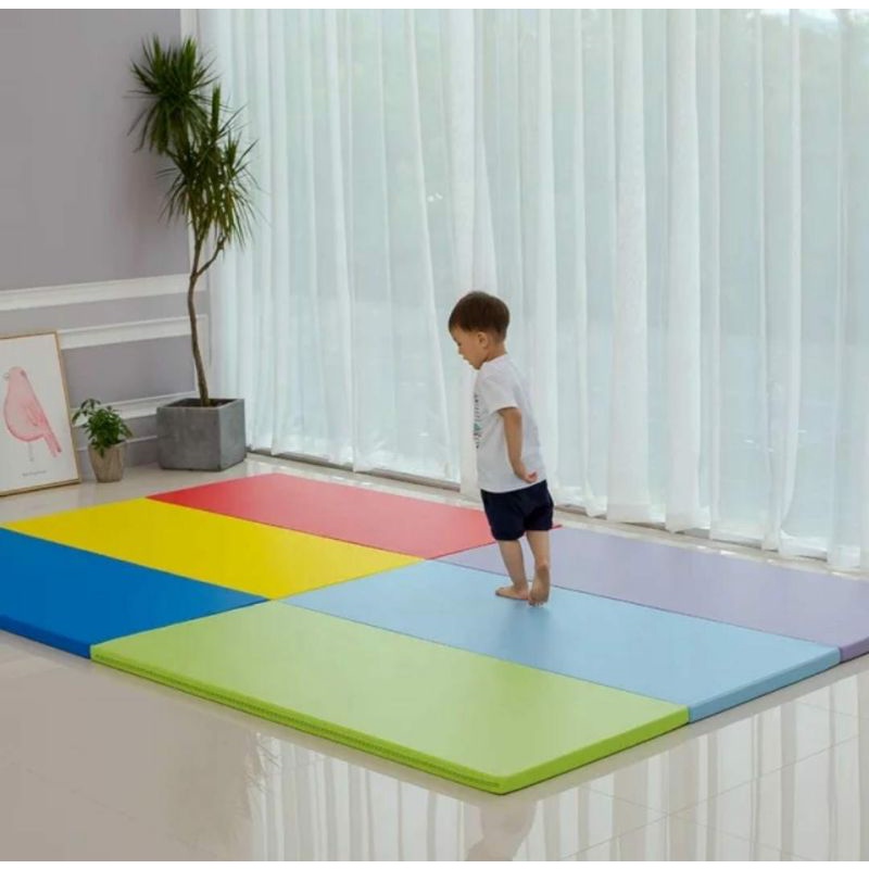 Jual Kasur Lantai Alas Bermain Anak Playmat Lipat Ukuran 100x150x5 ...