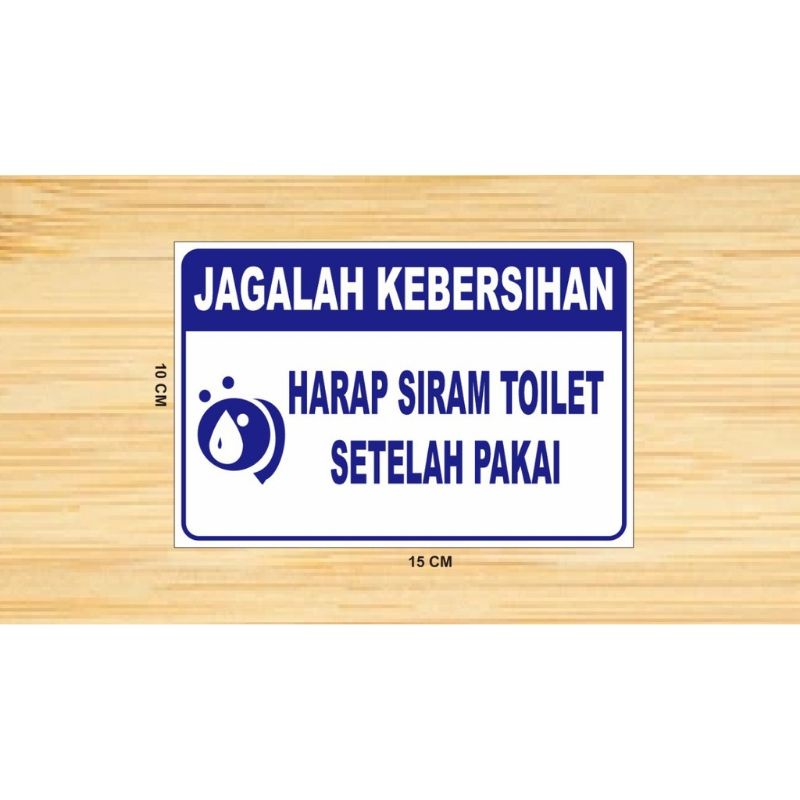 Jual Stiker Jagalah Kebersihan Harap Siram Toilet Setelah Pakai Sticker ... Jual Stiker Jagalah Kebersihan Harap Siram Toilet Setelah Pakai Sticker ...