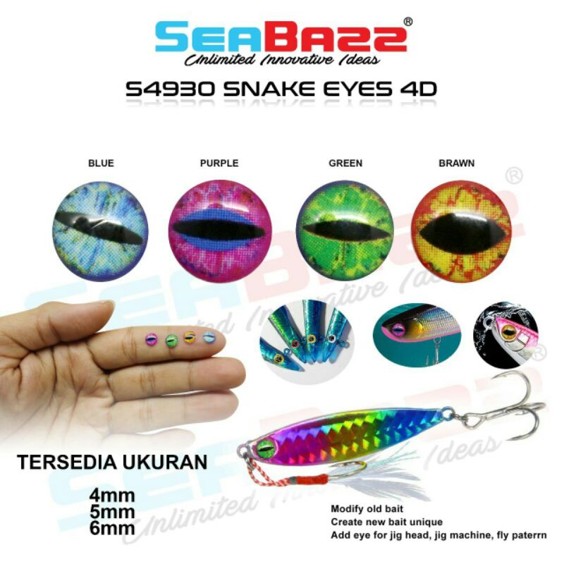Jual Seabass Mata Ikan 4D 4mm | Shopee Indonesia