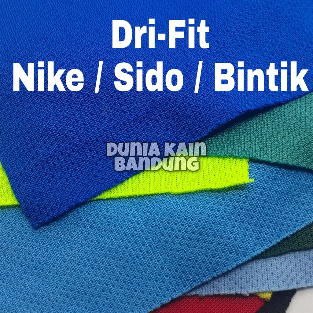 Jual Bahan Kain Drifit Bintik / Sido / Brazil Dryfit | Shopee Indonesia