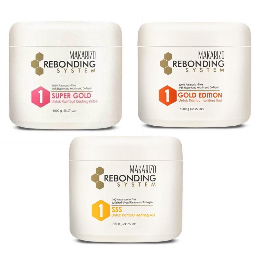 Jual MAKARIZO REBONDING SYSTEM STEP 1 1KG (Pelurus RAMBUT) | Shopee ...