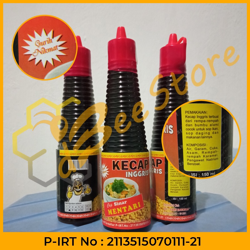 Jual Kecap Inggris Kecap Lada Hitam Minyak Bawang Merah Cap Sinar ...