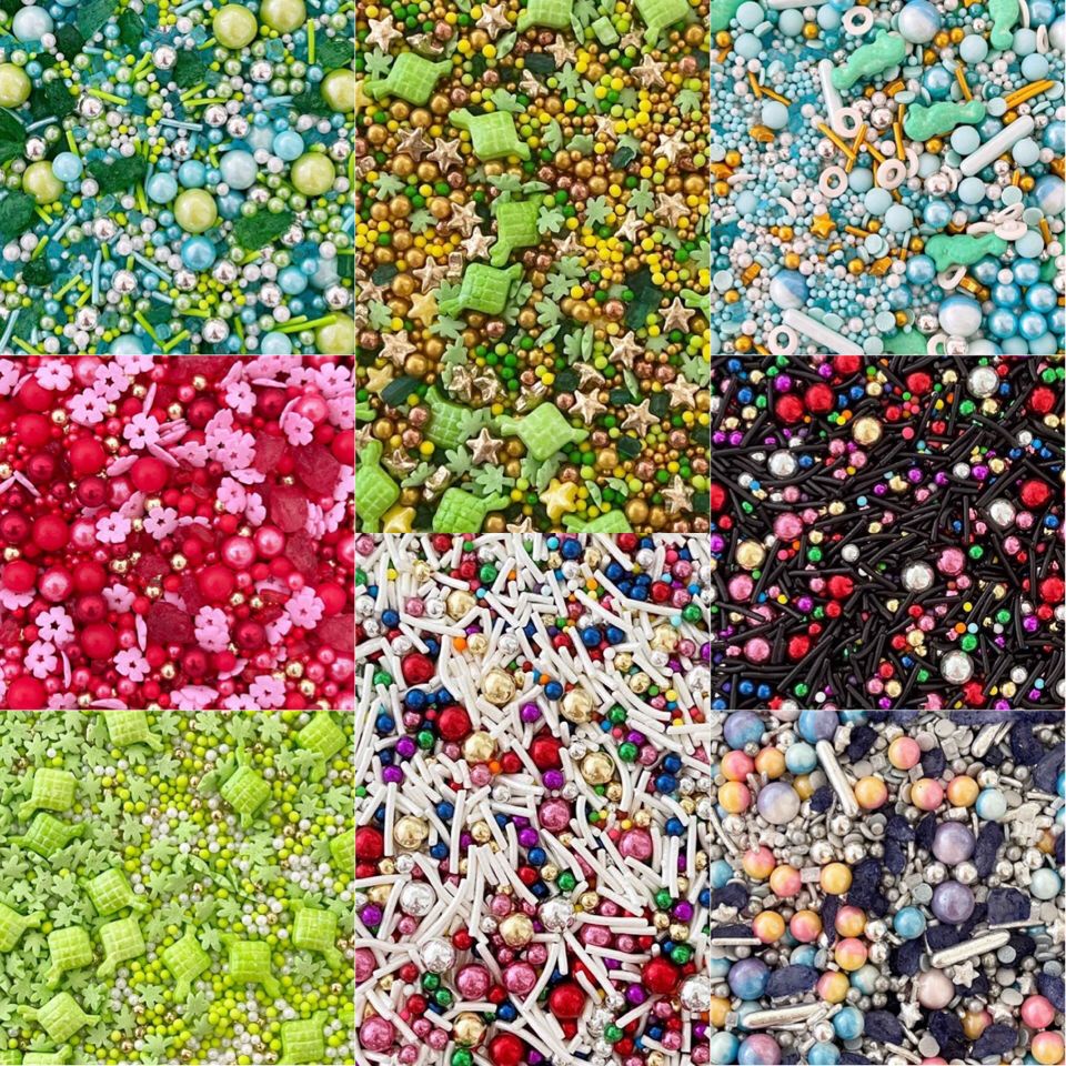 Jual sprinkle kue sprinkle lebaran/kuda laut mix series 100gr | Shopee ...