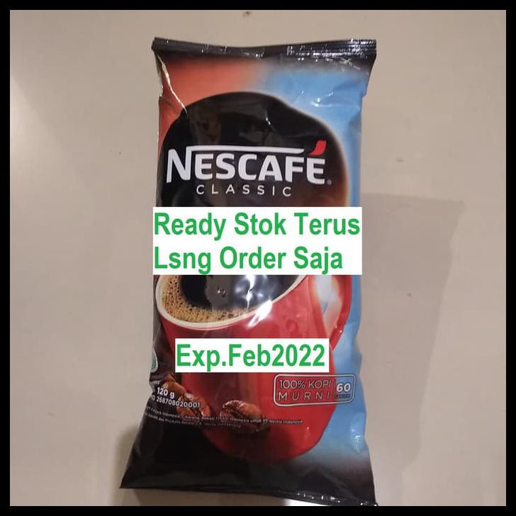 Jual NESCAFE CLASSIC VENDING 120GR KEMASAN BARU NESTLE PREMIUM | Shopee ...