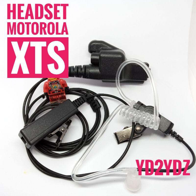 Jual handsfree fbi motorola xts2500 xts3000 astro earpiece mic headset ...
